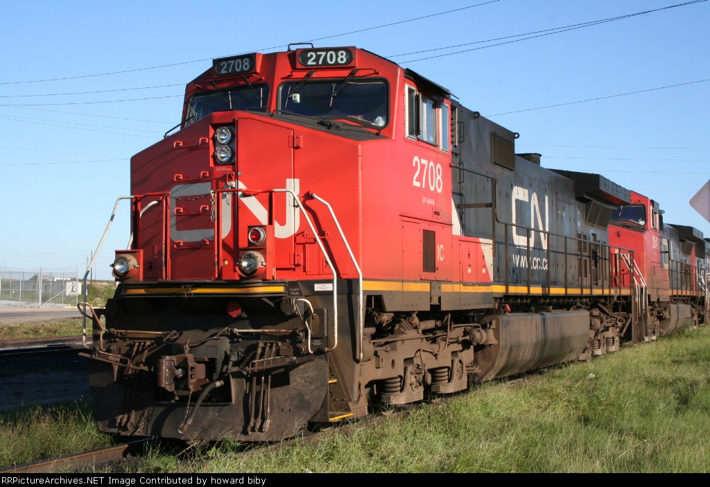 CN 2708 on the McDuffie Island coal terminal tracks